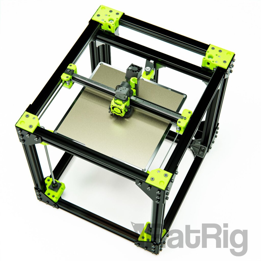 Rat Rig V-Core-3.1 with Full Enclosure and EVA 3 Printed Parts Kit in ...
